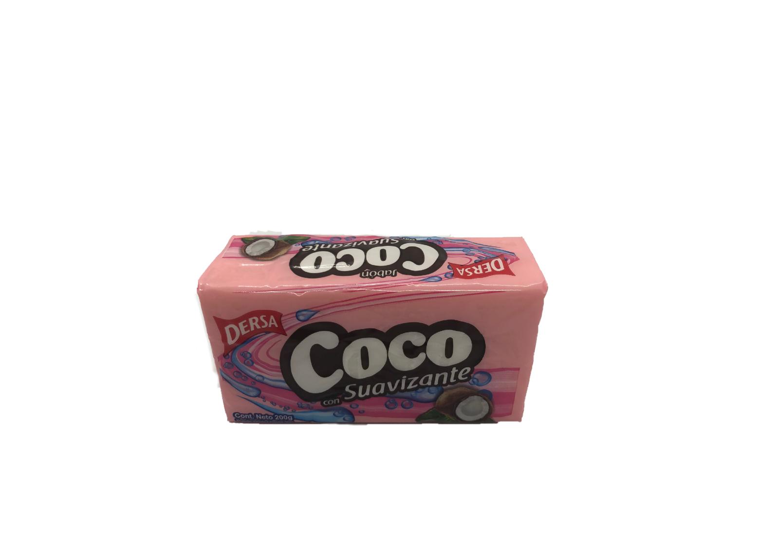 Jabon De Coco Con Suavizante Dersa - Casa Del Mate